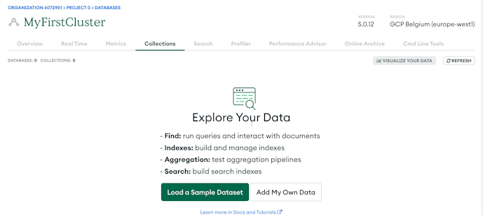 Create A Mongodb Database Mongodb
